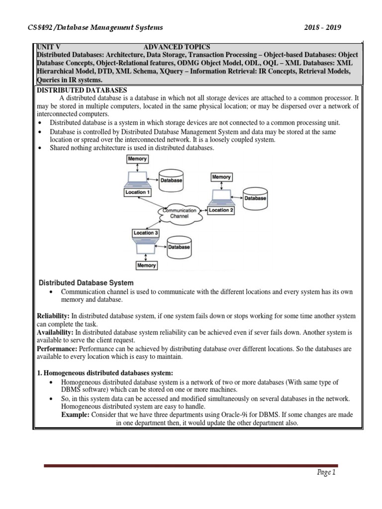 CS8492-Database Management Systems-UNIT 5 | PDF | Database Transaction ... CS8492-Database Management Systems-UNIT 5 | PDF | Database Transaction ...