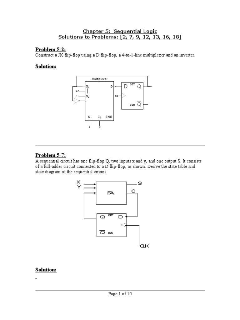 Solution CH 05 | PDF | Mathematical Logic | Mathematics Of Computing
