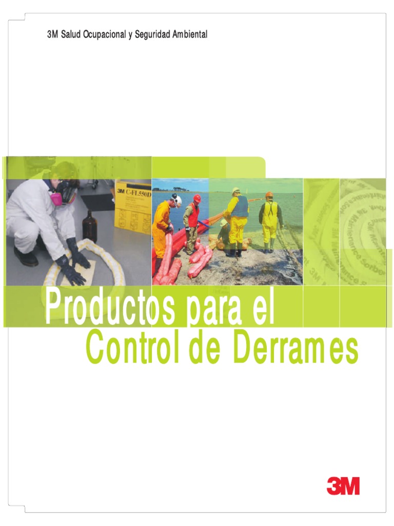 Tipos de Absorbentes 3M para Derrames | PDF | Absorción (Química ...