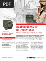 Harris 7800H MP DS | PDF | High Frequency | Radio