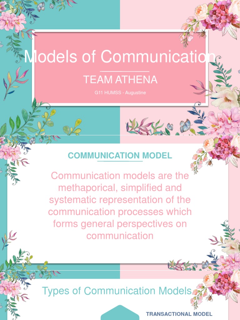 Types of Communication Models | PDF | Communication | Cognitive Science