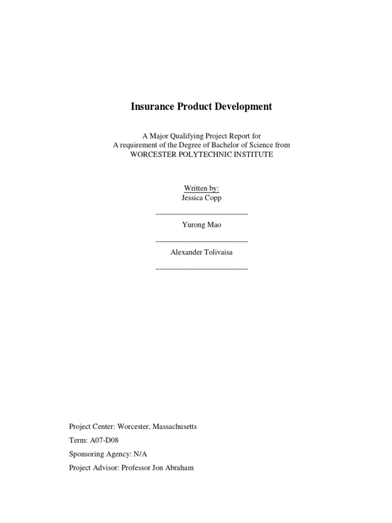 Insurance Product Development | PDF | Insurance | Cluster Analysis