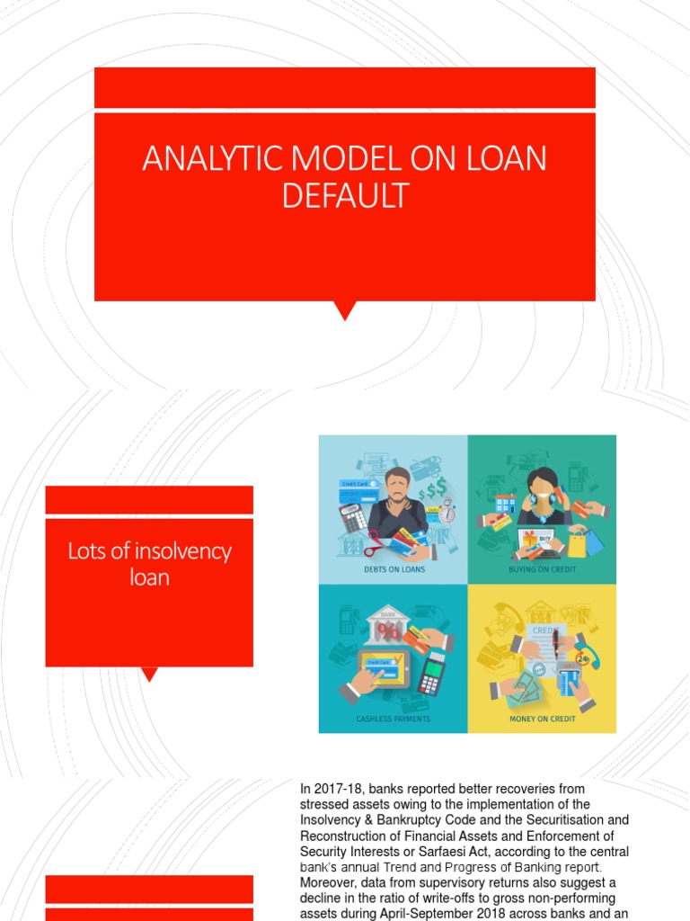 Loan Default Analytics And Early Warning Systems Pdf Bankruptcy Loans
