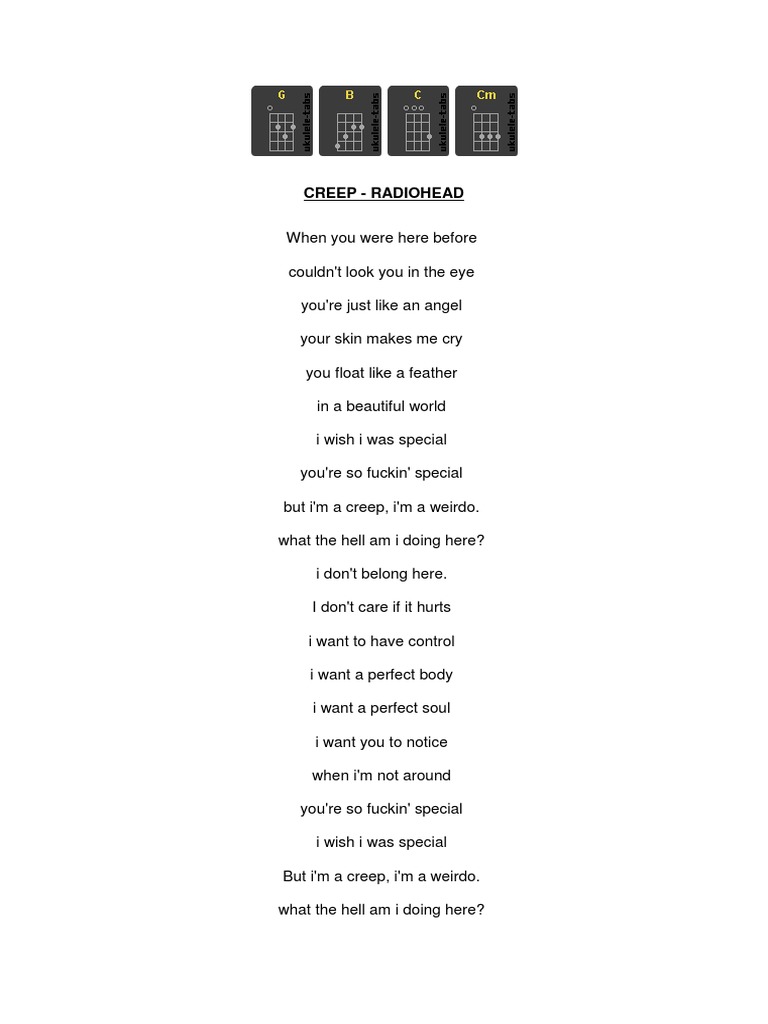 CREEP Ukelele | PDF