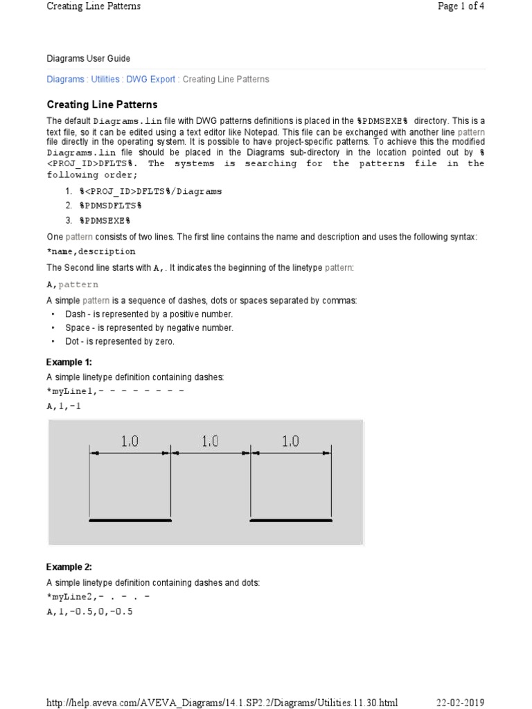 Line-Patterns Aveva Diagrams 14.1.Sp2 | Download Free PDF | Text File | Computer File