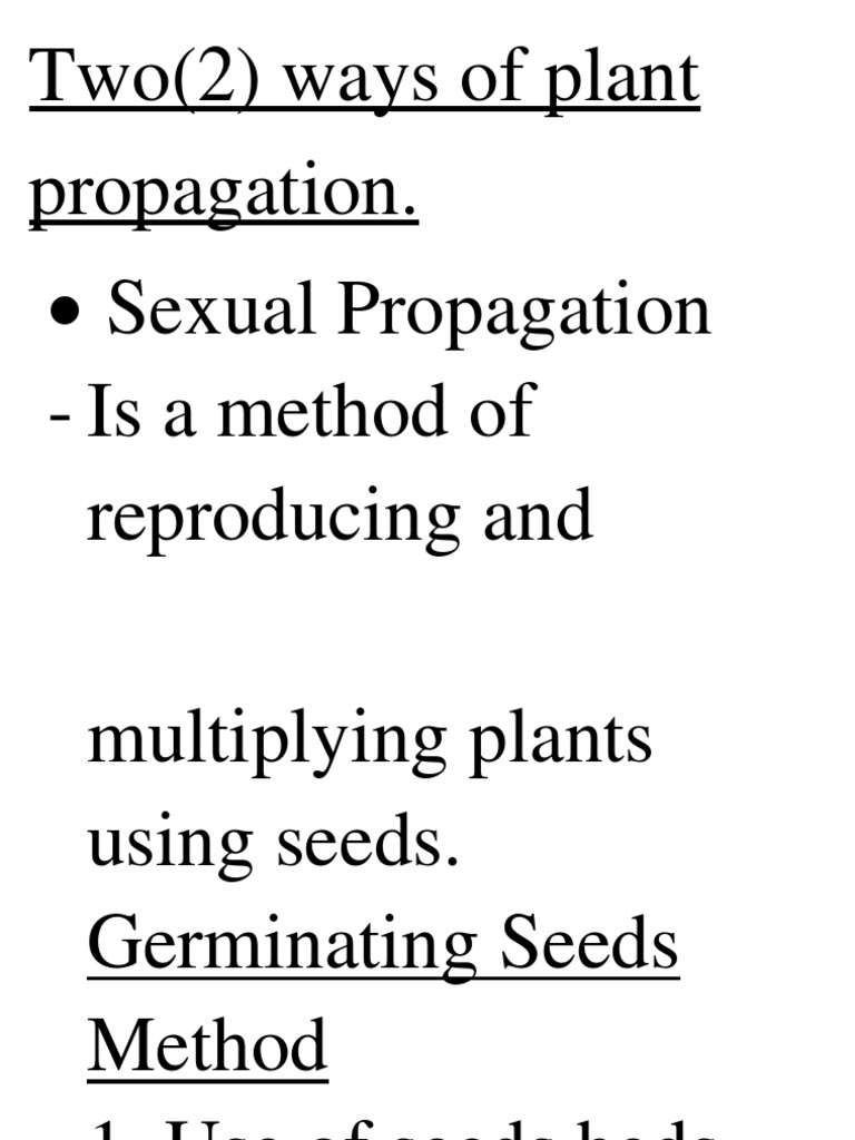 Types of Propagation | PDF