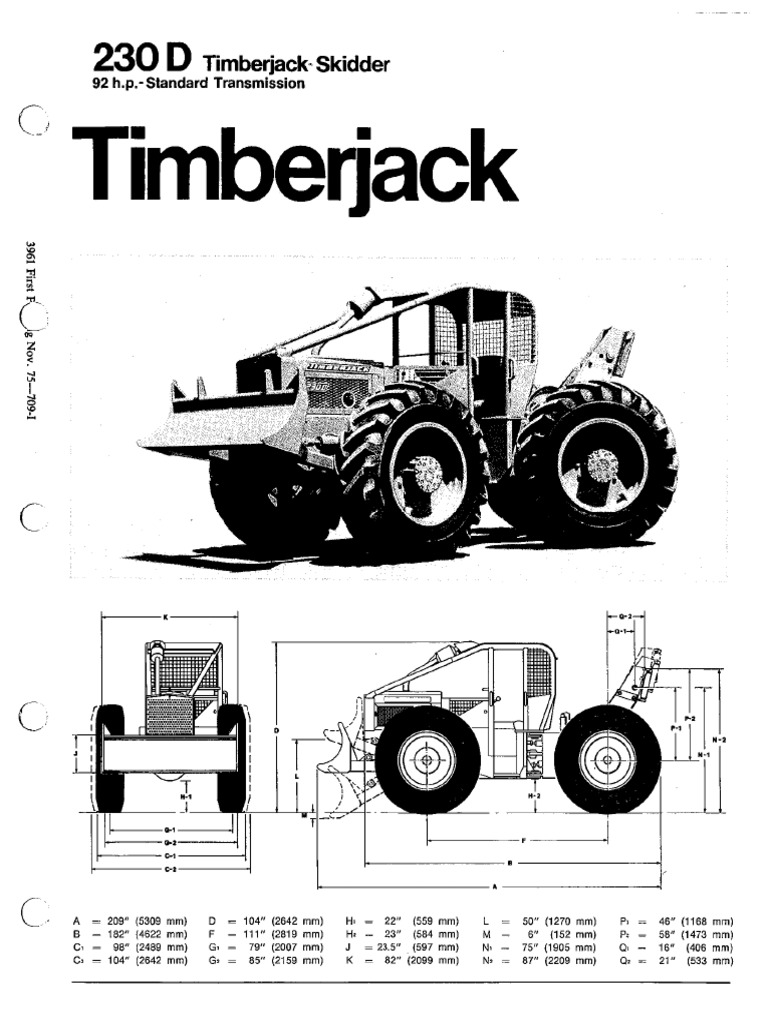 Timberjack 230 D Info | PDF