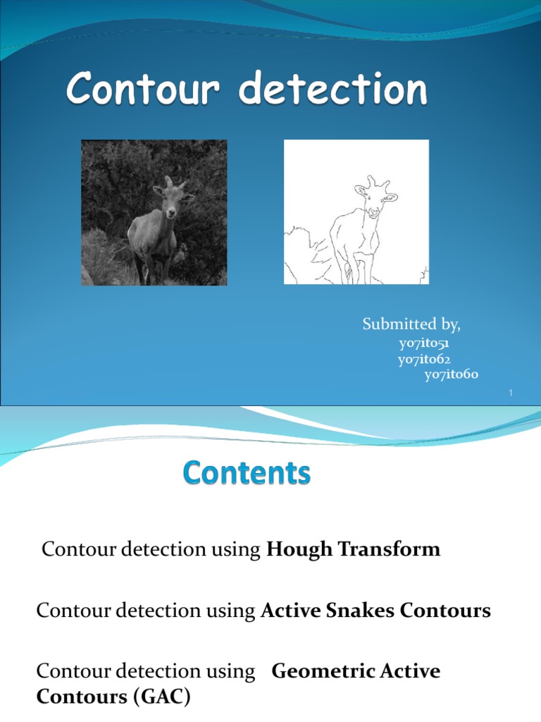 Contour Detection Ppt