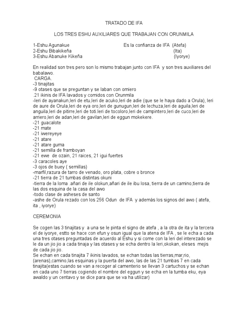 Eshus Auxiliares | PDF | Mitología | Religión étnica