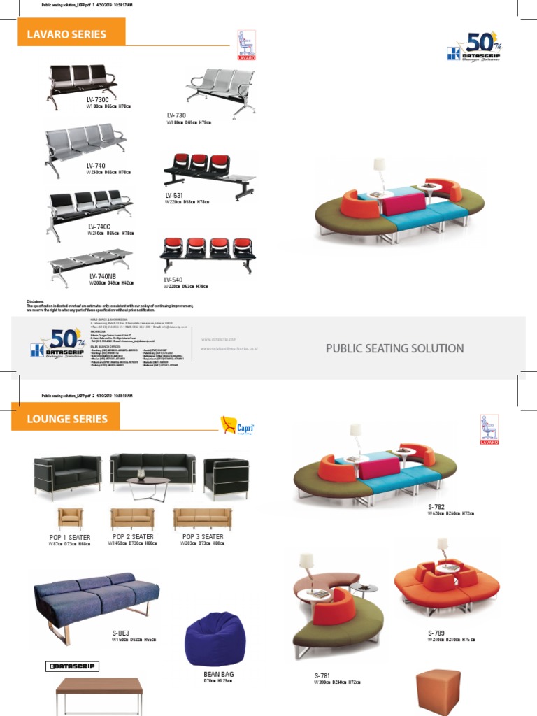 Public Seating Solutions Overview | PDF