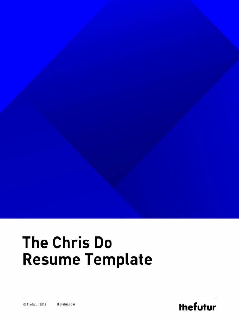 Chris Do Resume Template | PDF | Business