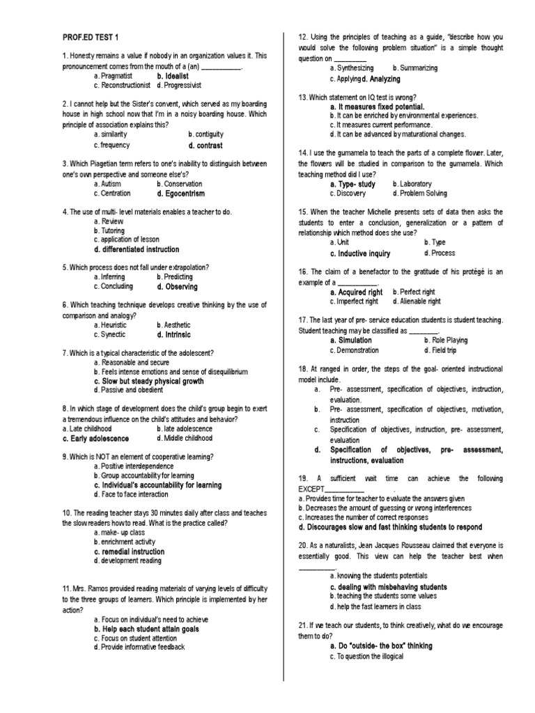 Profed Final | PDF | Learning | Motivation