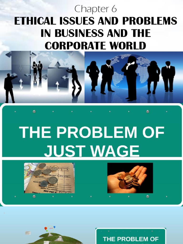 Just Wage Issues in Business Ethics | PDF | Finance & Money Management ...