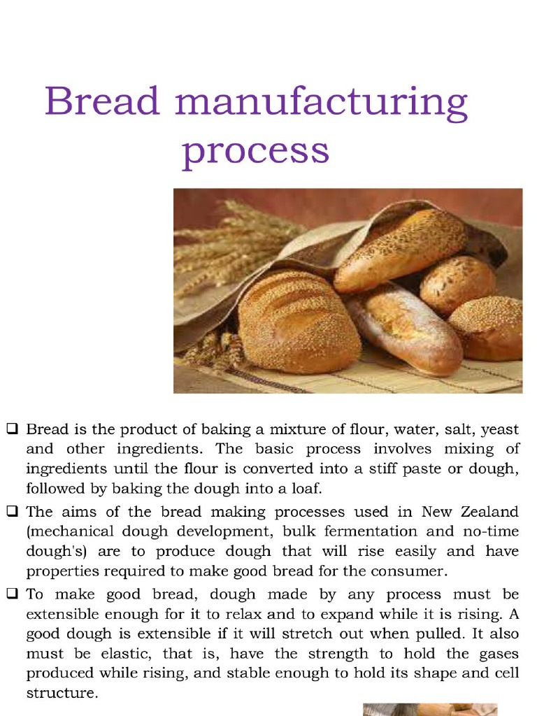 Bread Manufacturing Process