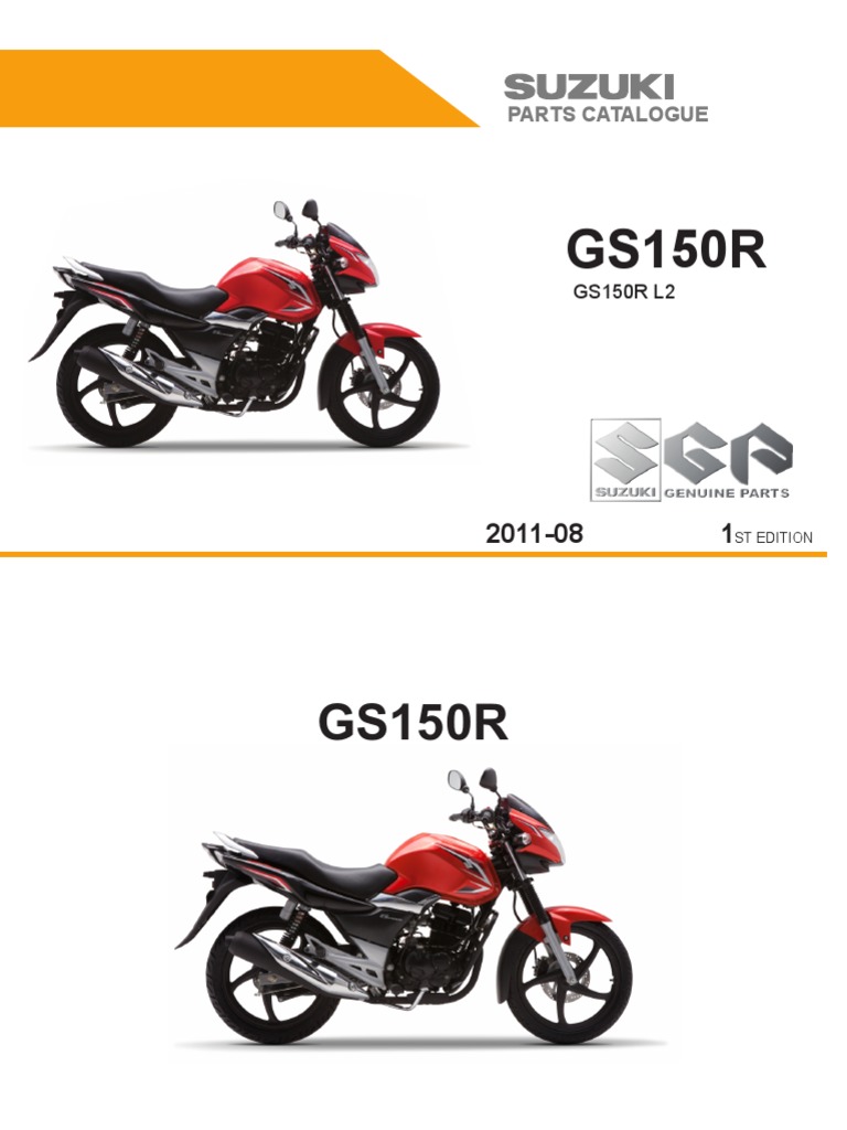 GS150R Parts Catalogue Overview | PDF | Rotating Machines ...