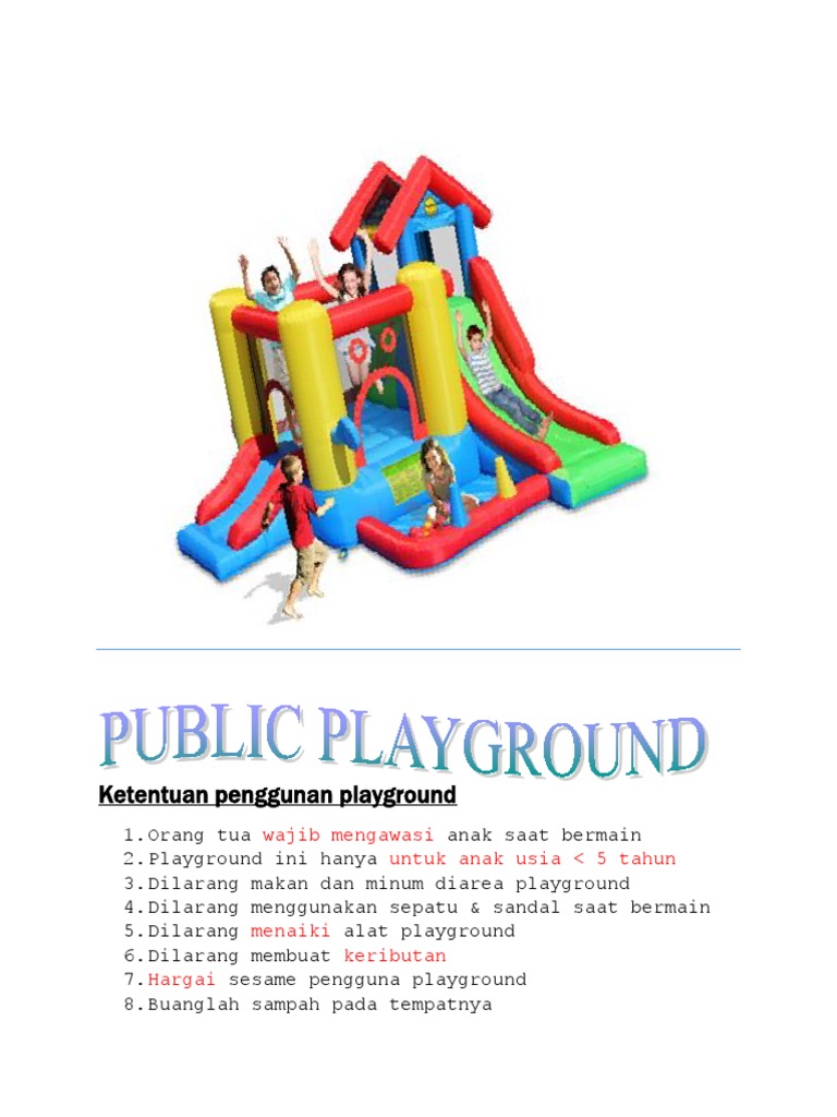 Playground Pdf
