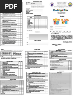 ECCD Checklist KINDERGARTEN | PDF