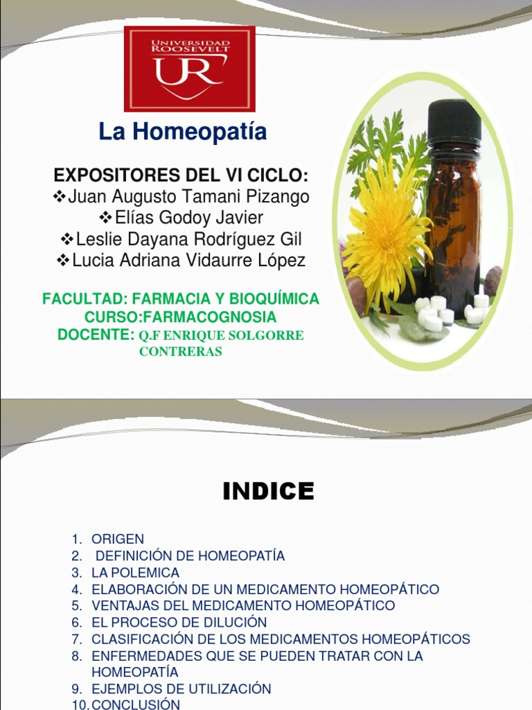 HOMEOPATIA | PDF | Homeopatía | Medicamentos con receta