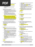 ACCT 201 Exam II Review - Answers | PDF | Debits And Credits | Expense