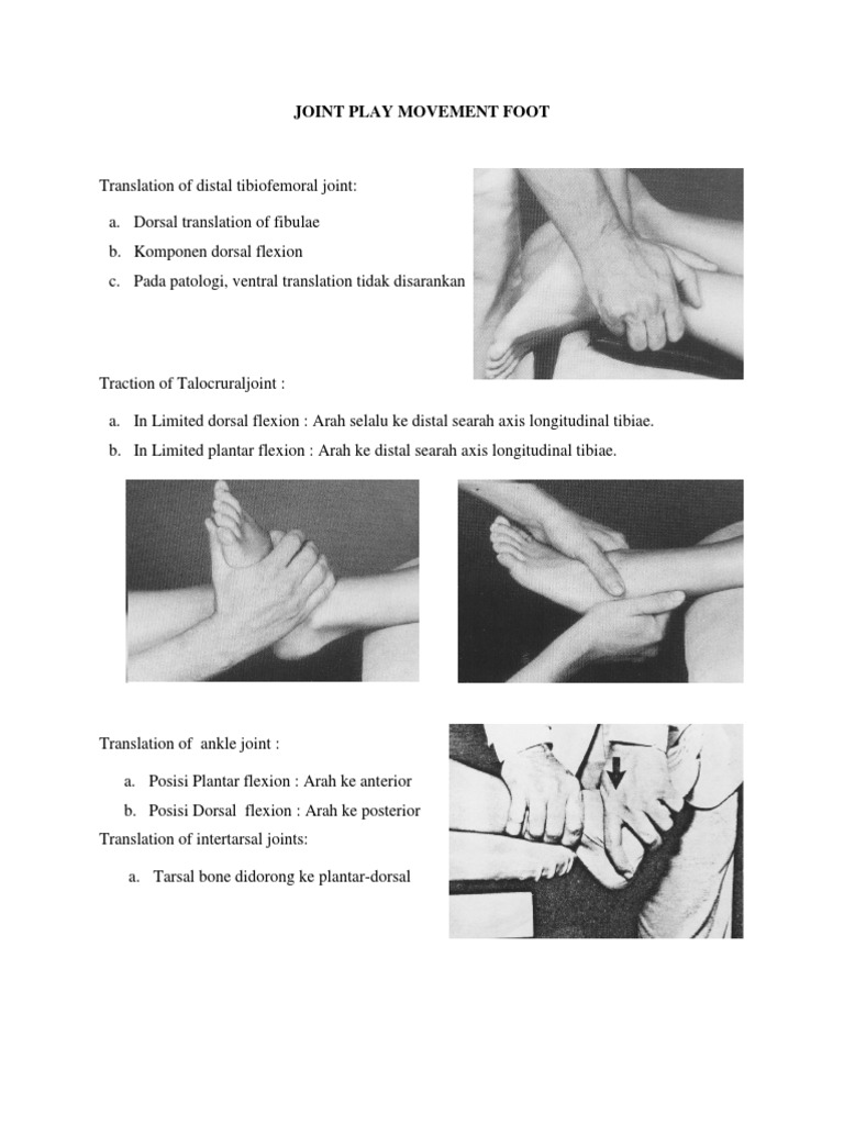 Joint Play Movement Foot | PDF | Foreign Language Studies | Science ...