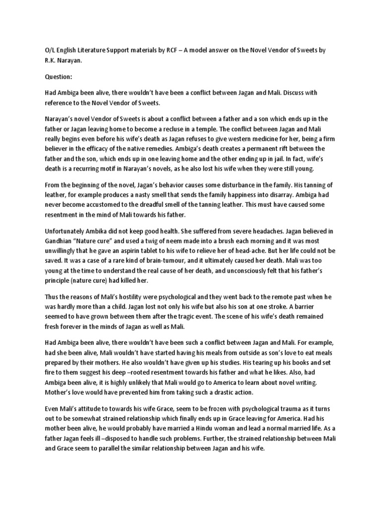 Vendor of Sweets | PDF | Mother | Psychological Concepts