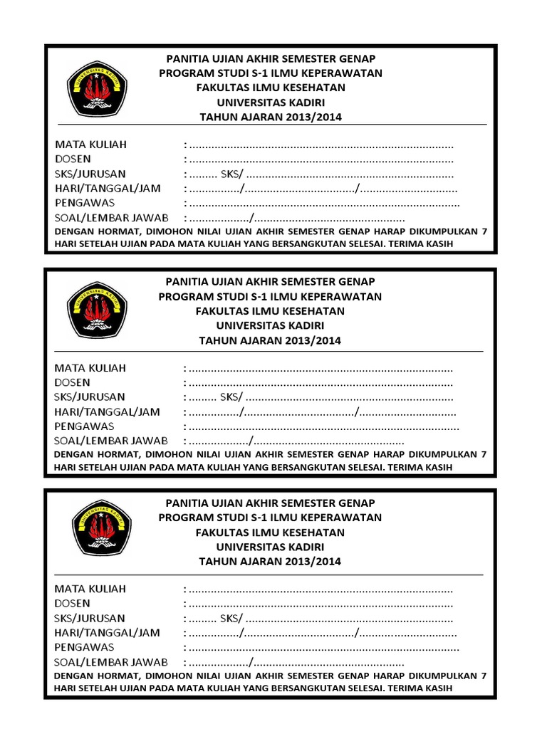 Label AMPLOP UP | PDF