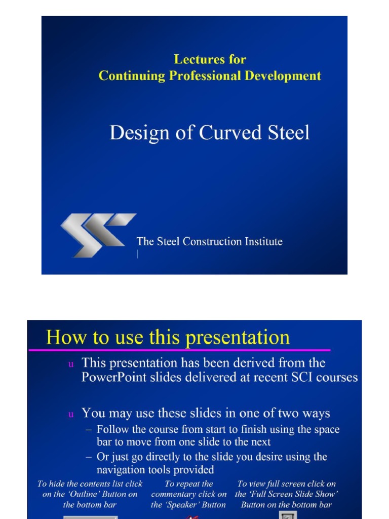 Curved Steel Member Design | PDF