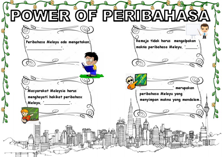Poster Peribahasa | PDF