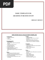 Architectural Design Brief Checklist PDF | PDF | Design | Sustainability
