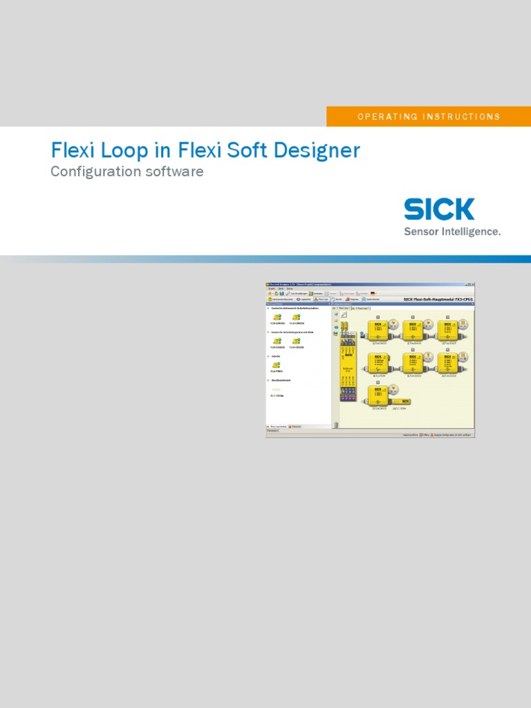 Operating Instructions Flexi Loop in Flexi Soft Designer en IM0065294 | PDF | Switch | Input/Output