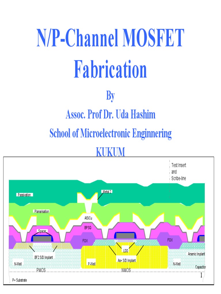 N Channel, P Channel Fabrication by School of Microelectronics | PDF ...