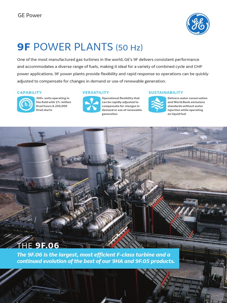 9f Power Plant | PDF | Power Station | Cogeneration