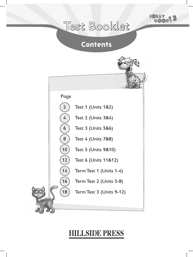 Test Booklet: Hillside Press | PDF