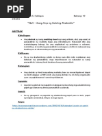 Mga Uri NG Liham - Larang | PDF