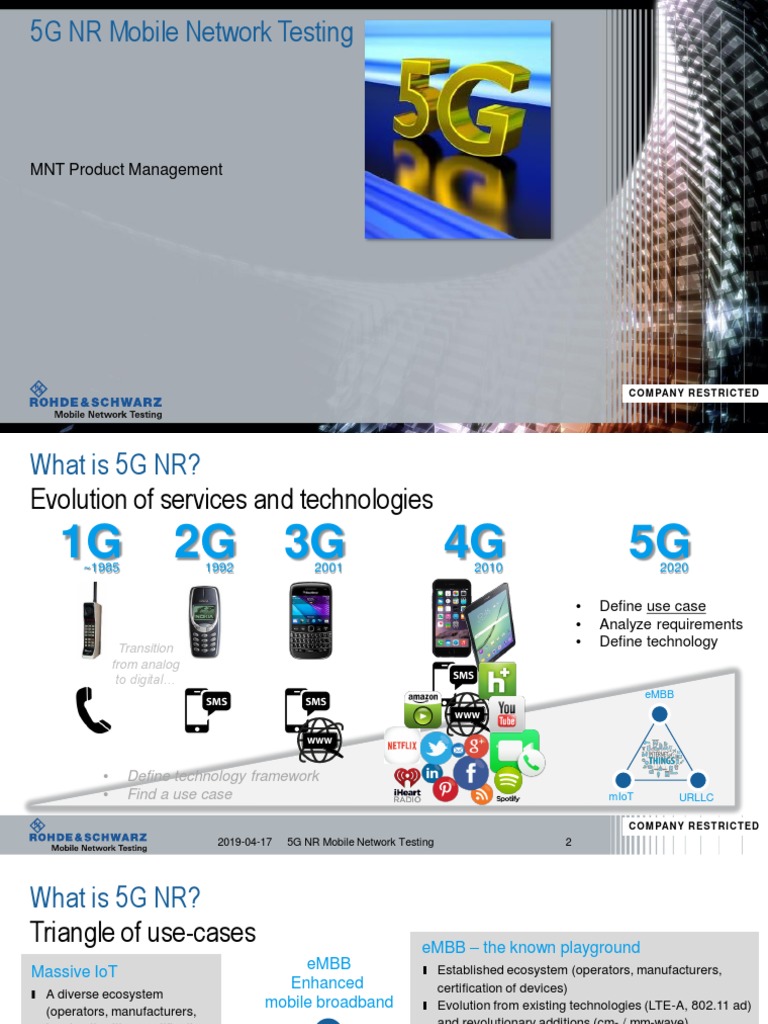 5G NR Mobile Network Testing - V.5.1 R19.0 | PDF | Cellular Network | Mimo