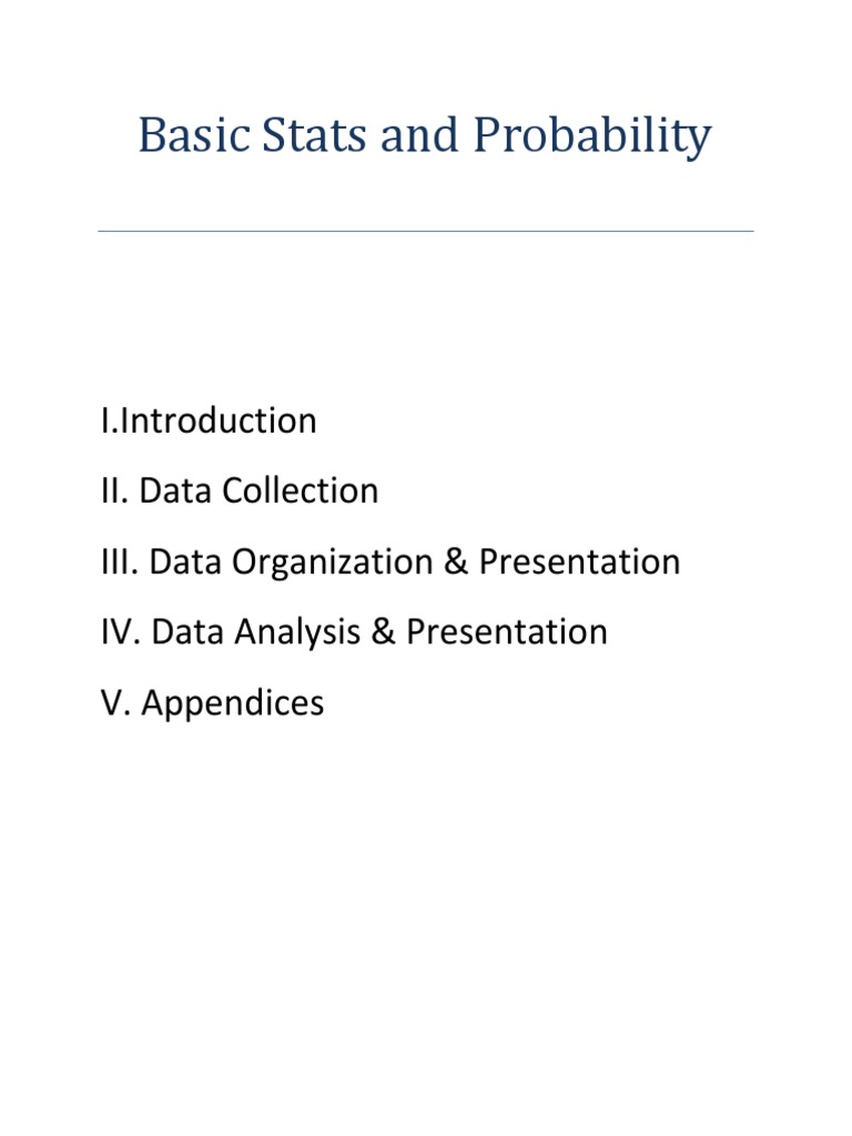 Statistic and Probability | PDF | Statistics | Data