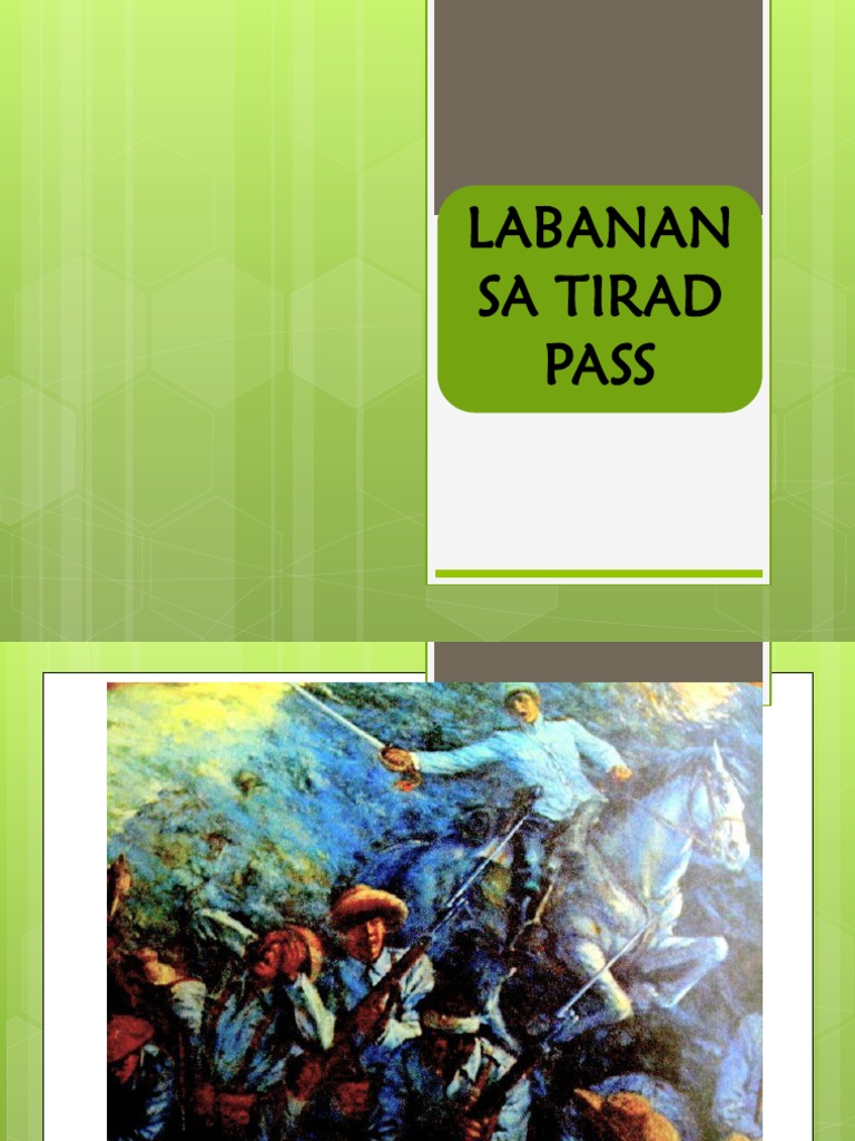 Aral. Pan 1st Q, Week 7day 3 Labanan Sa Tirad Pass | PDF