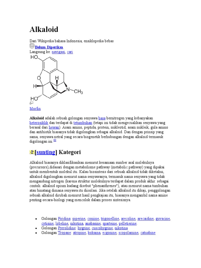 Alkaloid | PDF