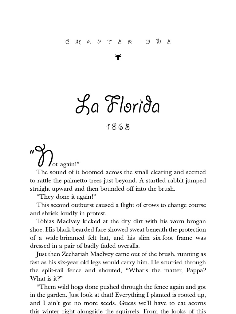 A Land Remembered: Chapter One Summary | PDF | Foods | Nature