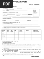 Admission Form Without Deeniyat | PDF