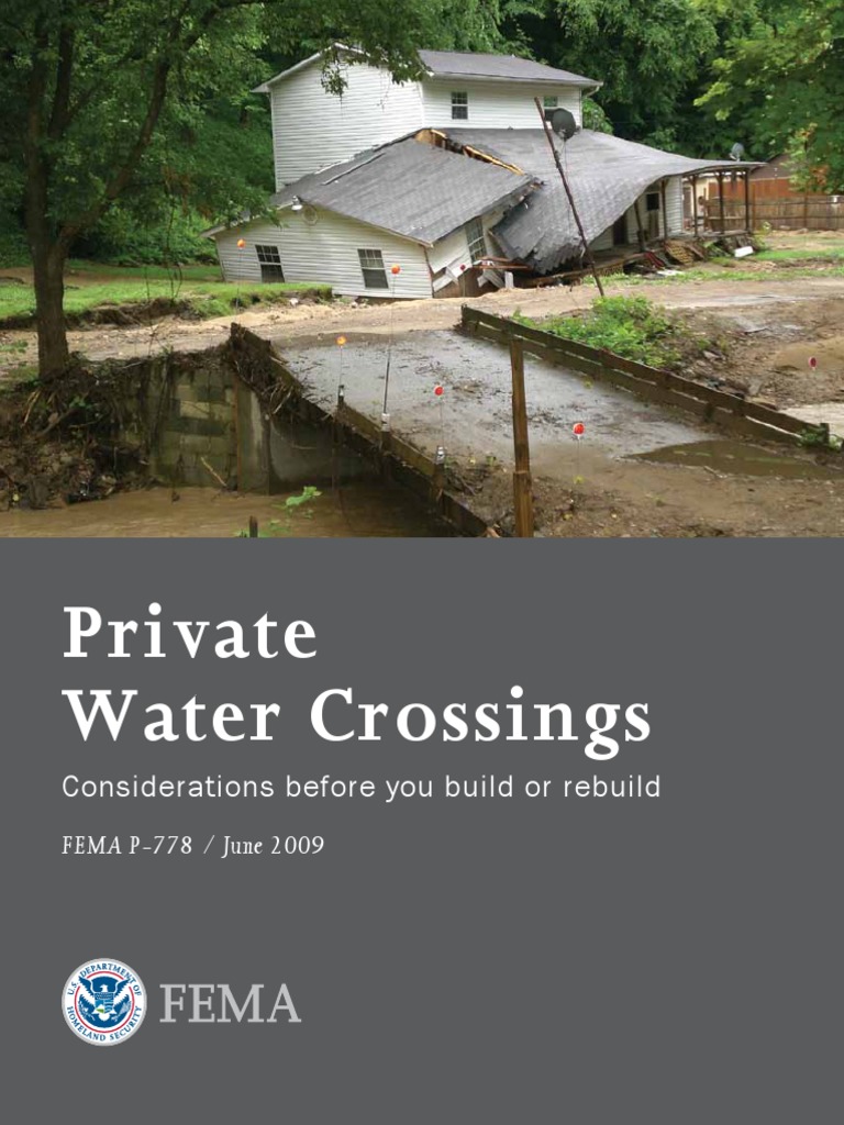 Private Water Crossings Guide | PDF | Flood | Levee