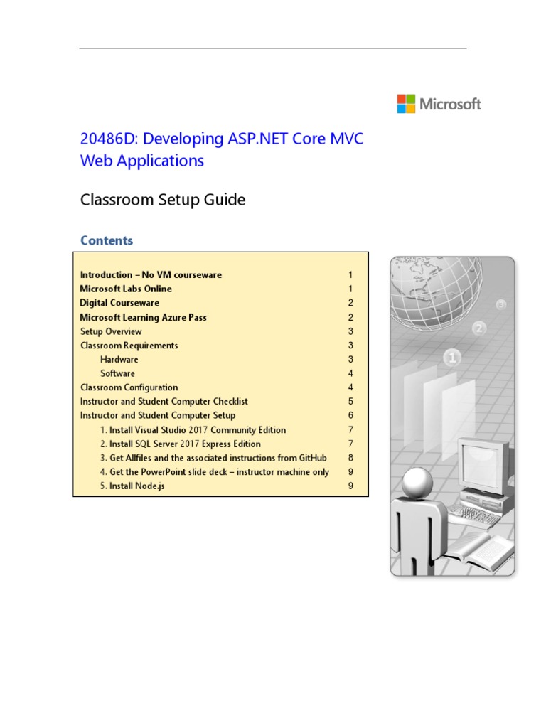 20486D SetupGuide | PDF | Microsoft Visual Studio | Microsoft Sql Server