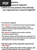 Research Diary Template | PDF