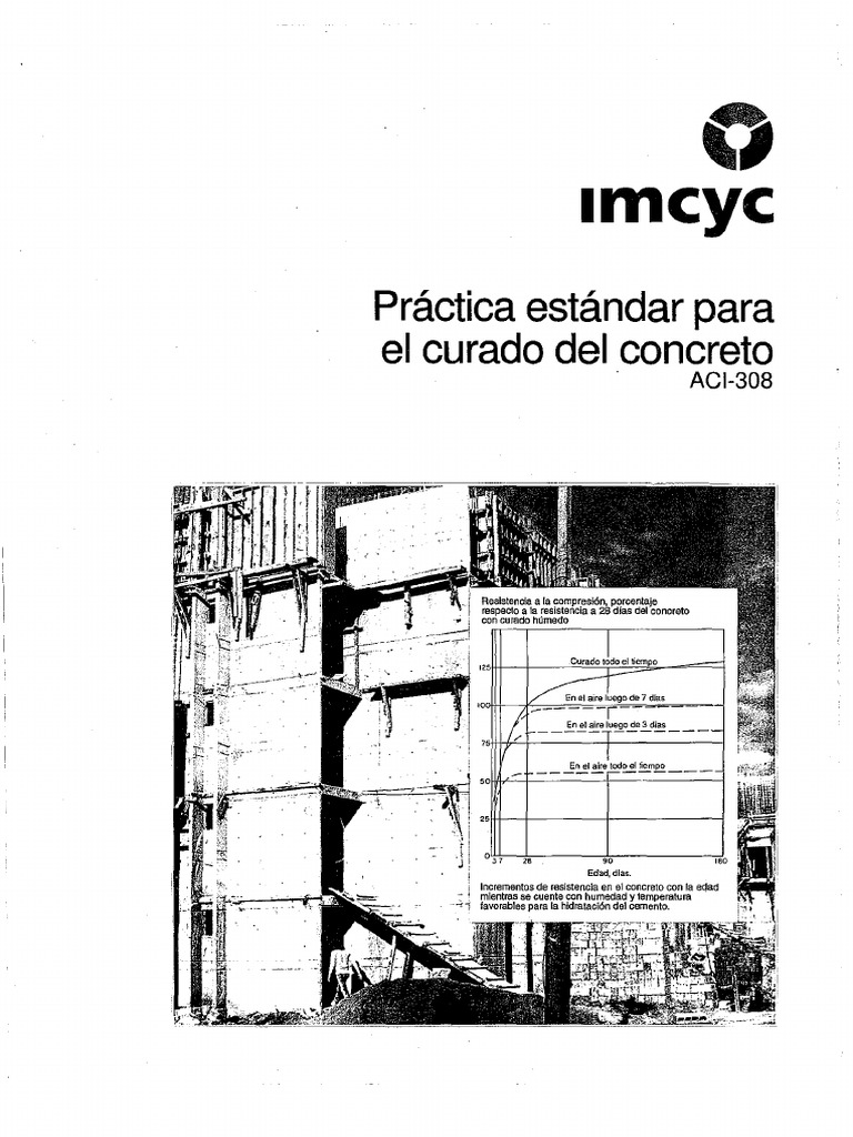 Practicas Estandar para El Curado Del Concreto ACI-308 PDF | PDF ...