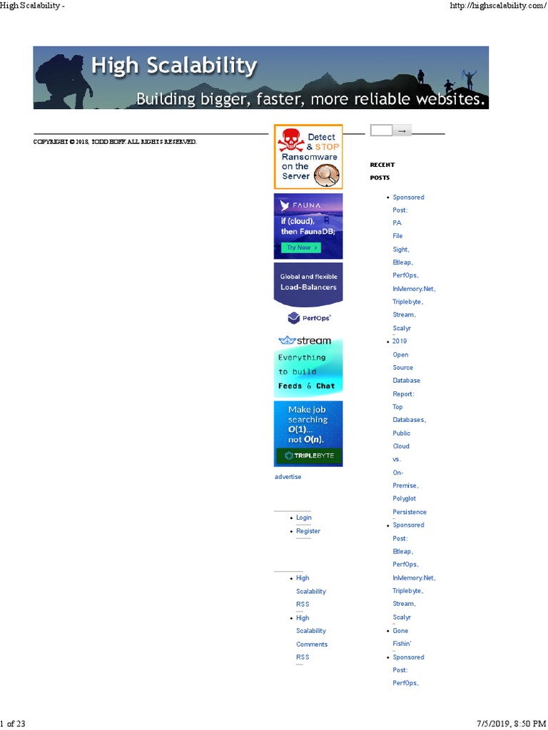 Scalability | PDF | Databases | Cloud Computing