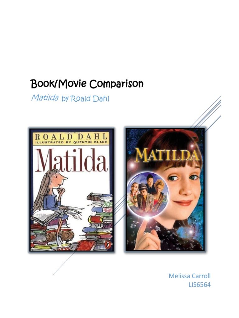 Carroll Melissa Book Movie Comparison | PDF