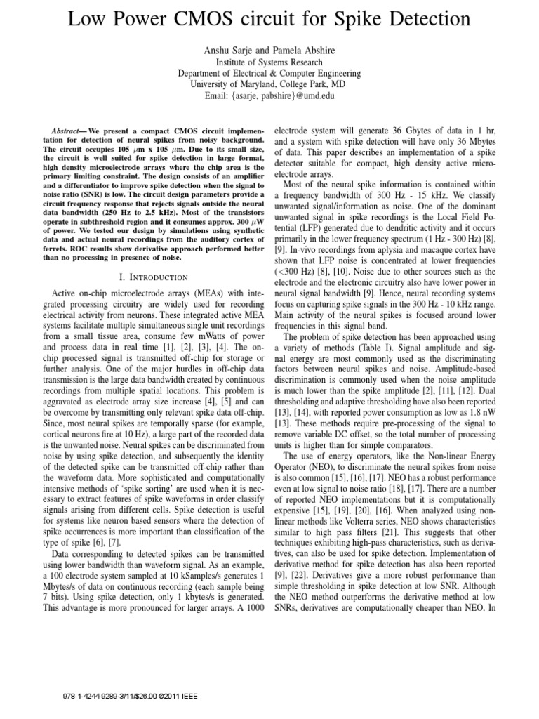 Flicker Noise Detection | PDF | Amplifier | Electrical Engineering