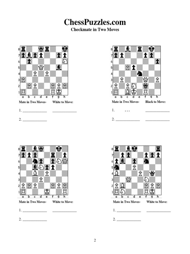 Chess Mate in 2 | PDF