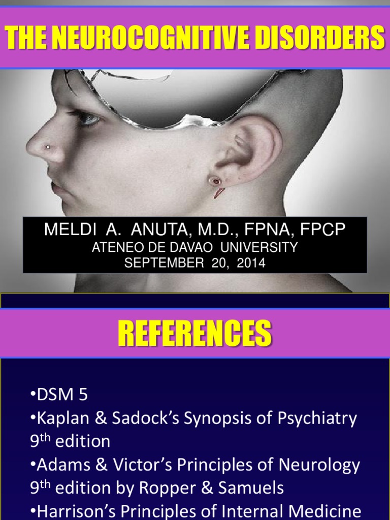 The Neurocognitive Disorders - Handout | PDF | Dementia | Alzheimer's ...