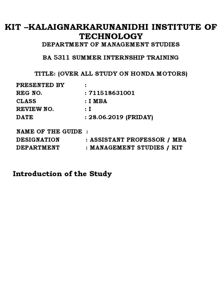Kit - Kalaignarkarunanidhi Institute of Technology | PDF